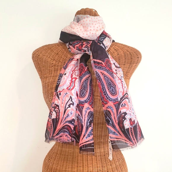 Talbots | Accessories | Nwt Talbots Paisley Scarf | Poshmark
